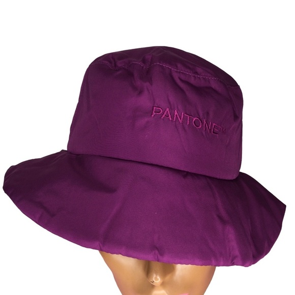 Pantone | Accessories | Pantone Embroidered Purple Bucket Hat One Size ...